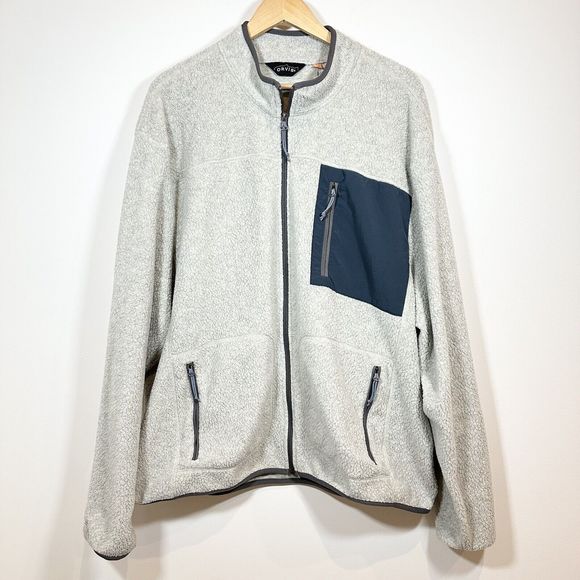 Orvis | Jackets & Coats | Mens Orvis Gray Xxl Sherpa Full Zip Fleece ...
